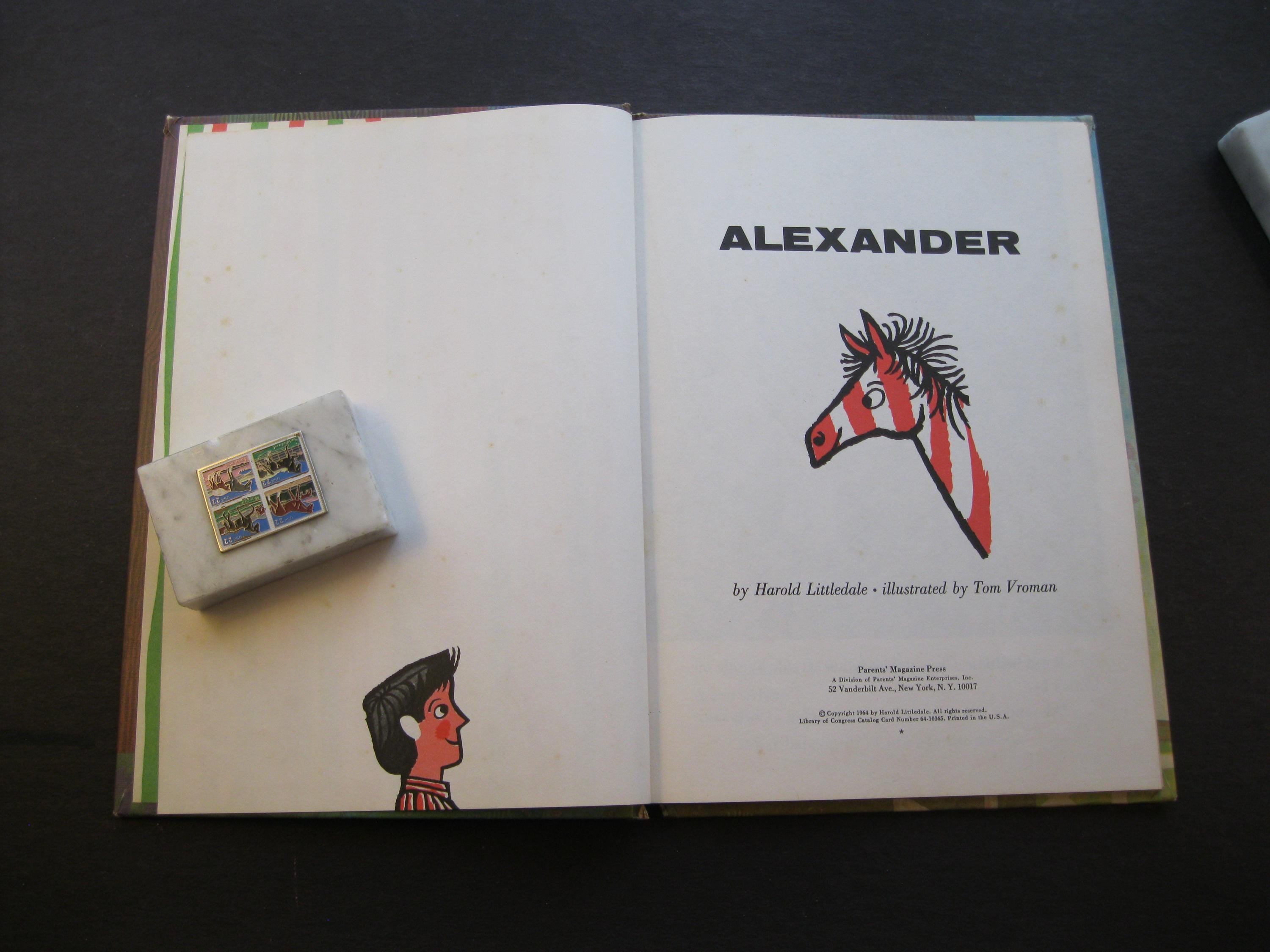 ALEXANDER Parents' Magazine Press 1964 Hb Harold Littledale Red Green ...