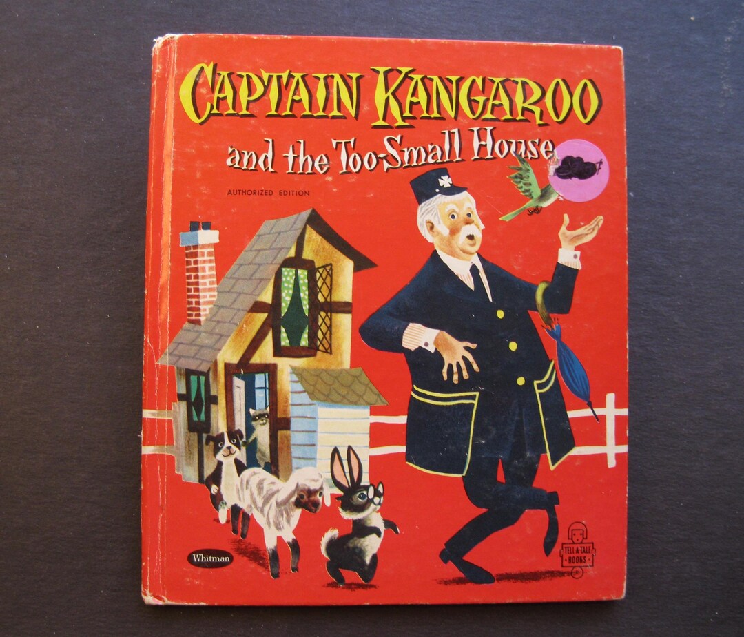 CAPTAIN KANGAROO and the Too-small House Vtg 1958 Whitman Tell a Tales ...