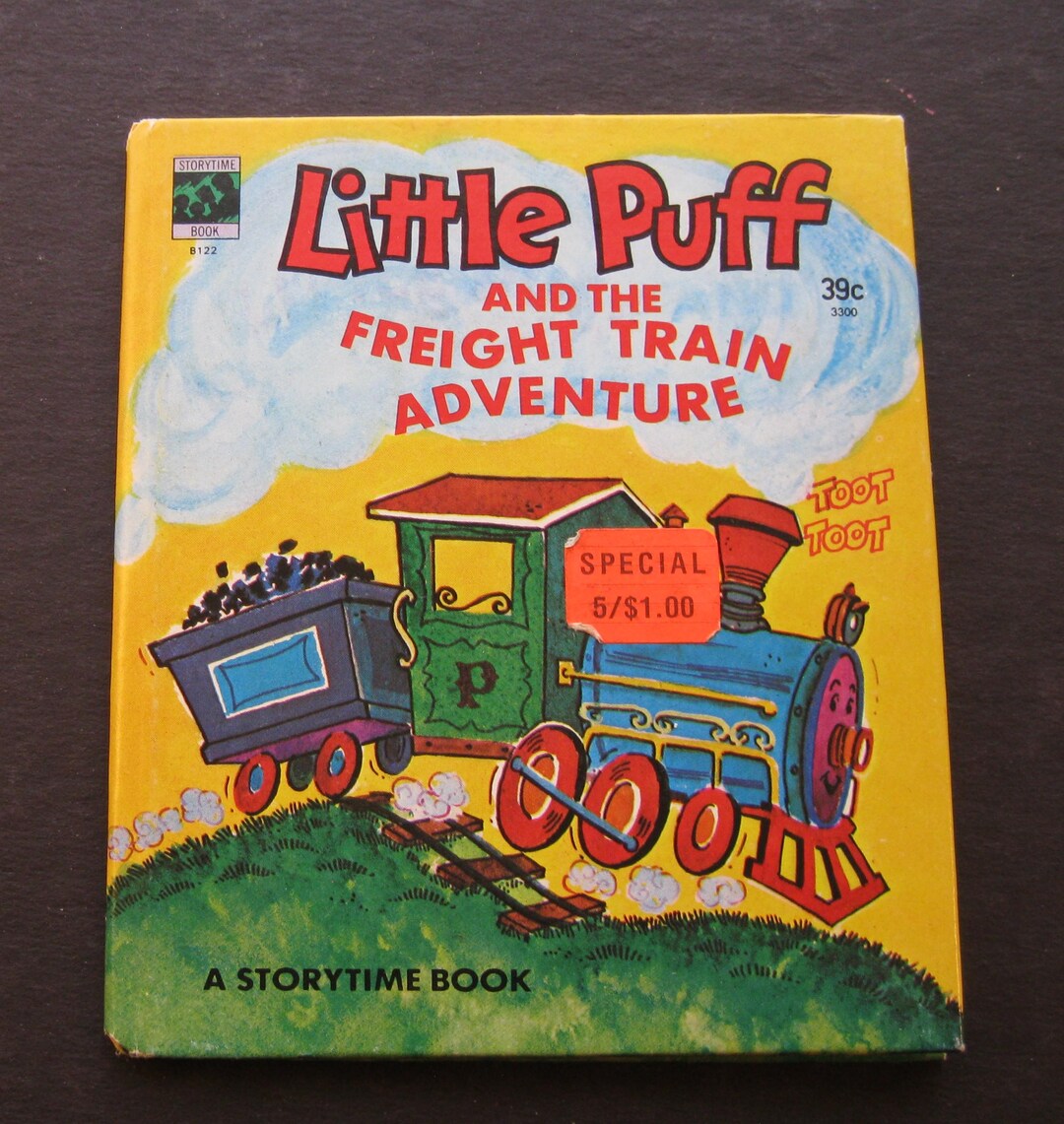 LITTLE PUFF and the Freight Train Adventure 1978 Hb Ann Hope Storytime ...