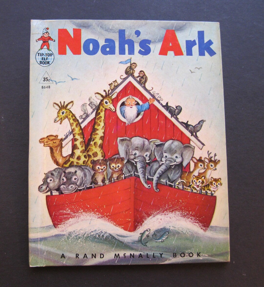 NOAH'S ARK Vtg Rand Mcnally Tip Top Elf 1952 Dorothy Bell Briggs Like New!! - Etsy