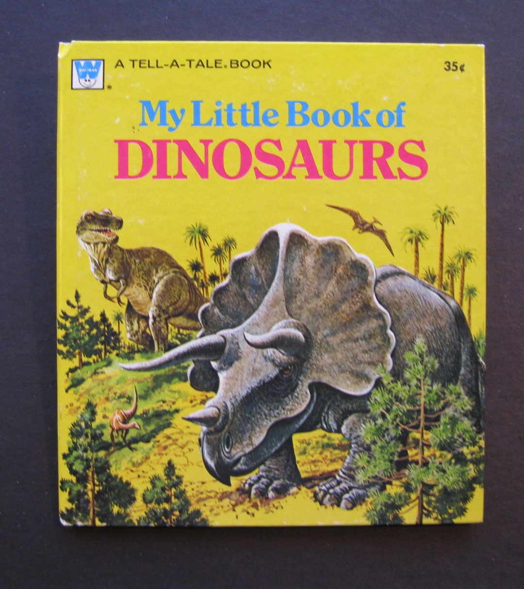 My Little Book of DINOSAURS Whitman Tell a Tales 1973 Hb Eileen Daly ...