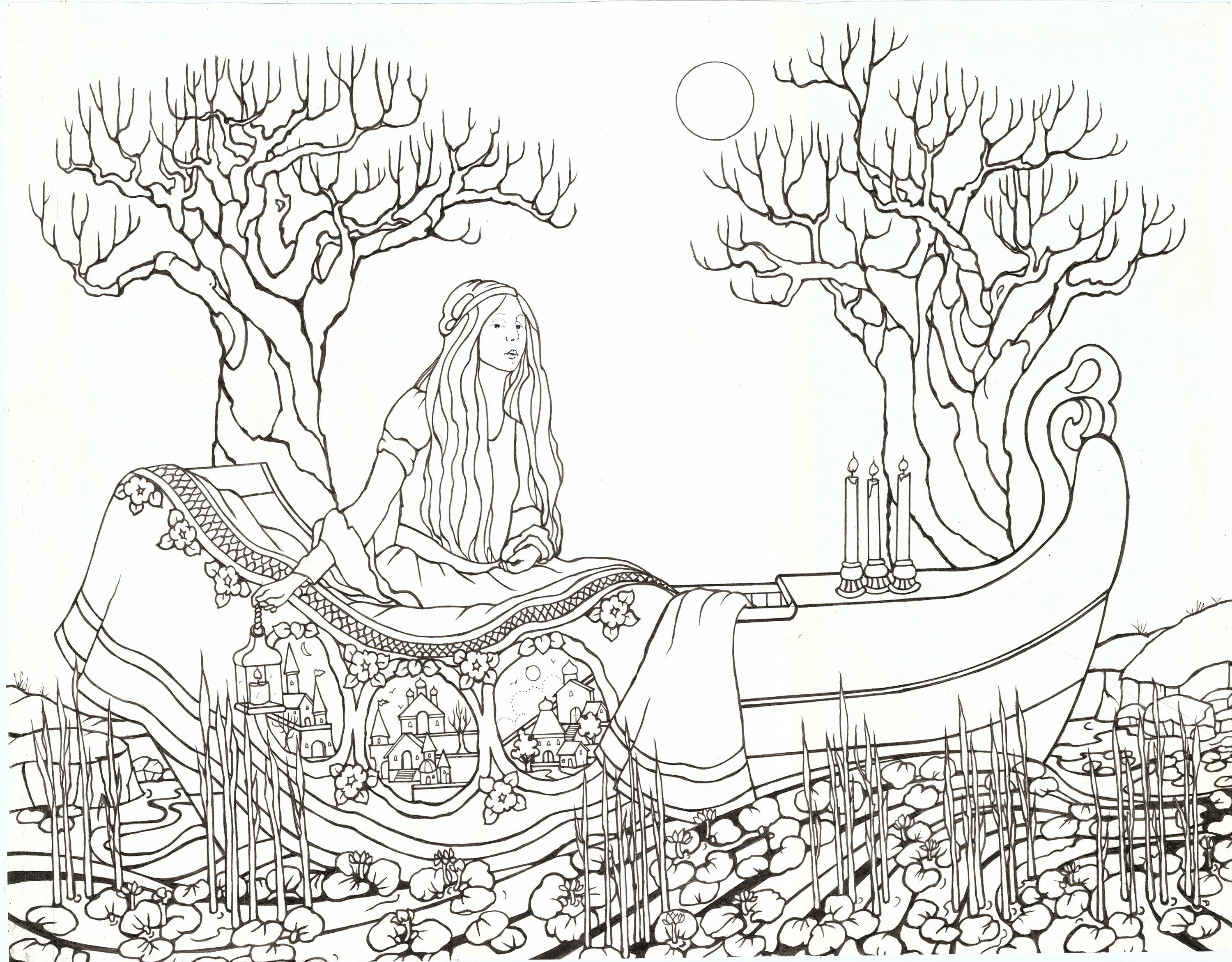 Coloring Pages, Fantasy. - Etsy