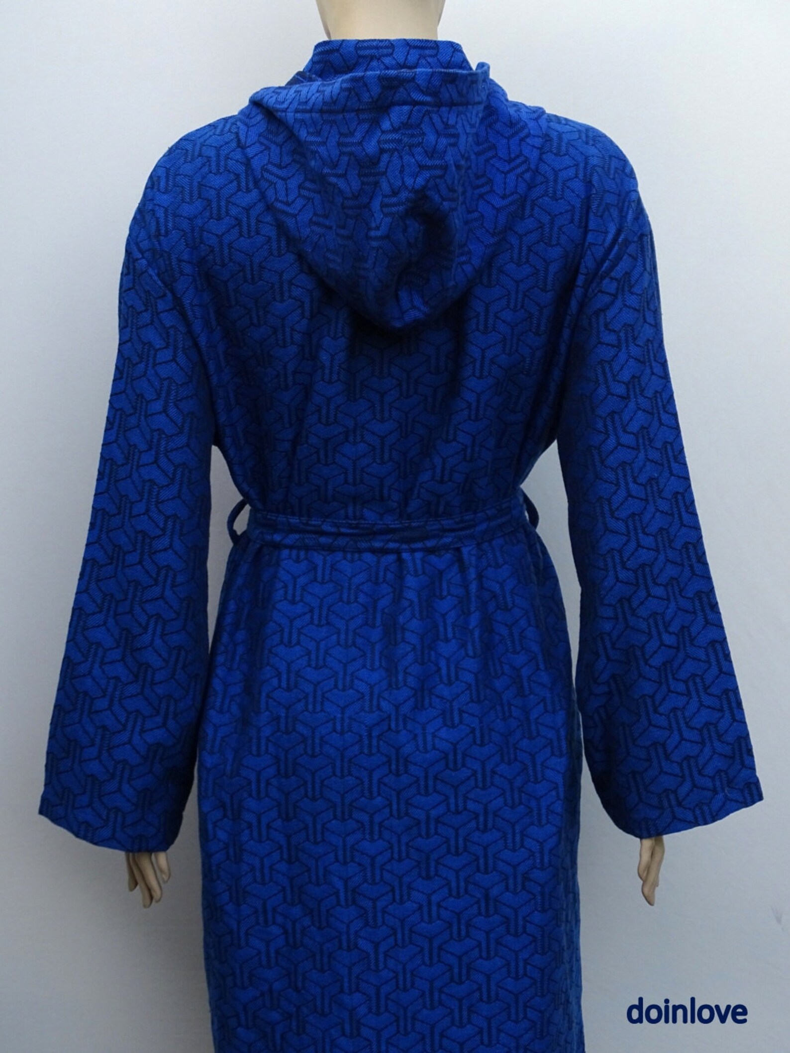 Saxe Blue and Black Colour Jacquard Turkish Soft Cotton - Etsy