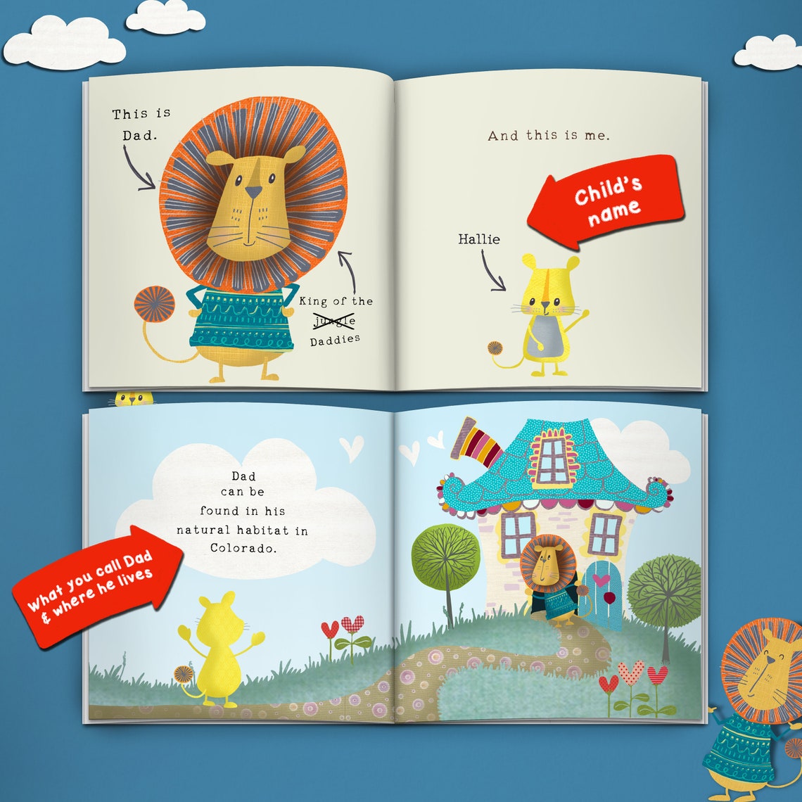 Personalised Dad Book for Father's Father's Day - Etsy