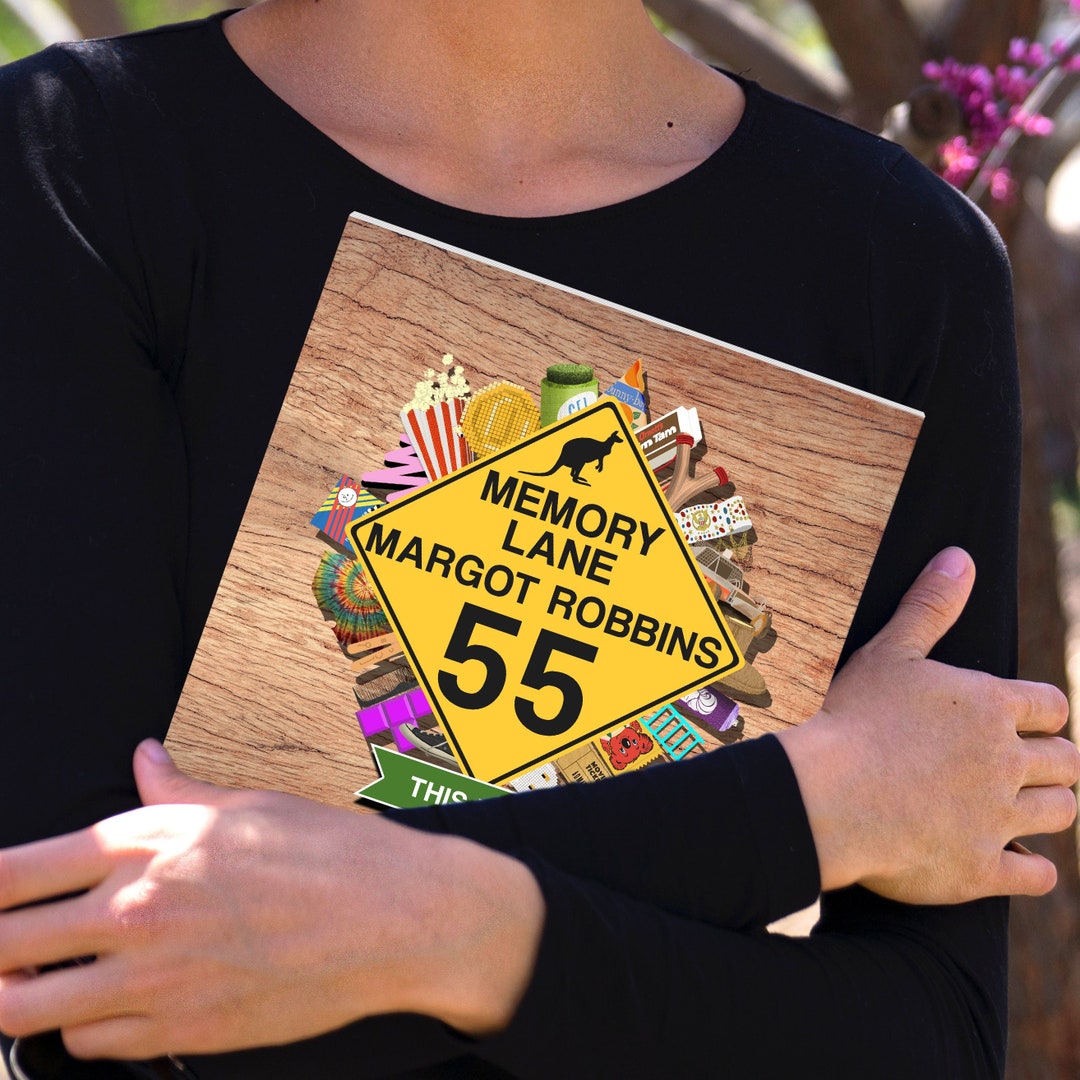 Personalised 55th Birthday Memory Lane Book: Australian Edition ...