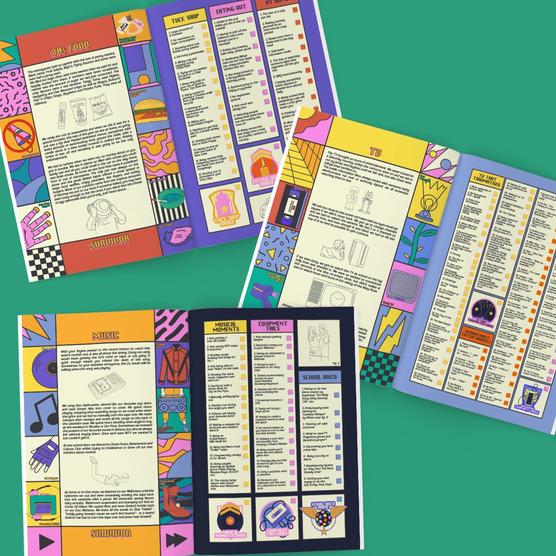 Personalised 80s Nostalgia Quiz Book: UK Childhood Memories Gift, 1980s ...