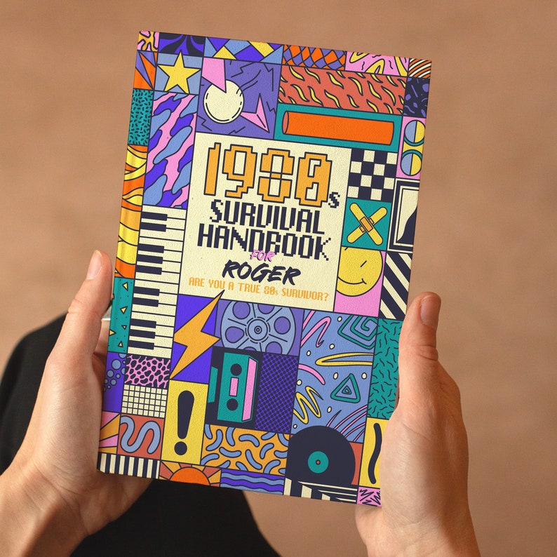 Personalised 80s Nostalgia Quiz Book: UK Childhood Memories Gift, 1980s ...