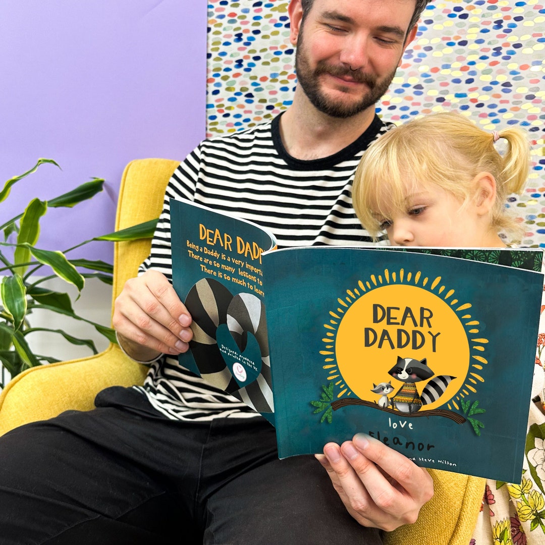 Personalised Dear Daddy Book, Father's Day Gifts, Birthday Gift for Dad ...