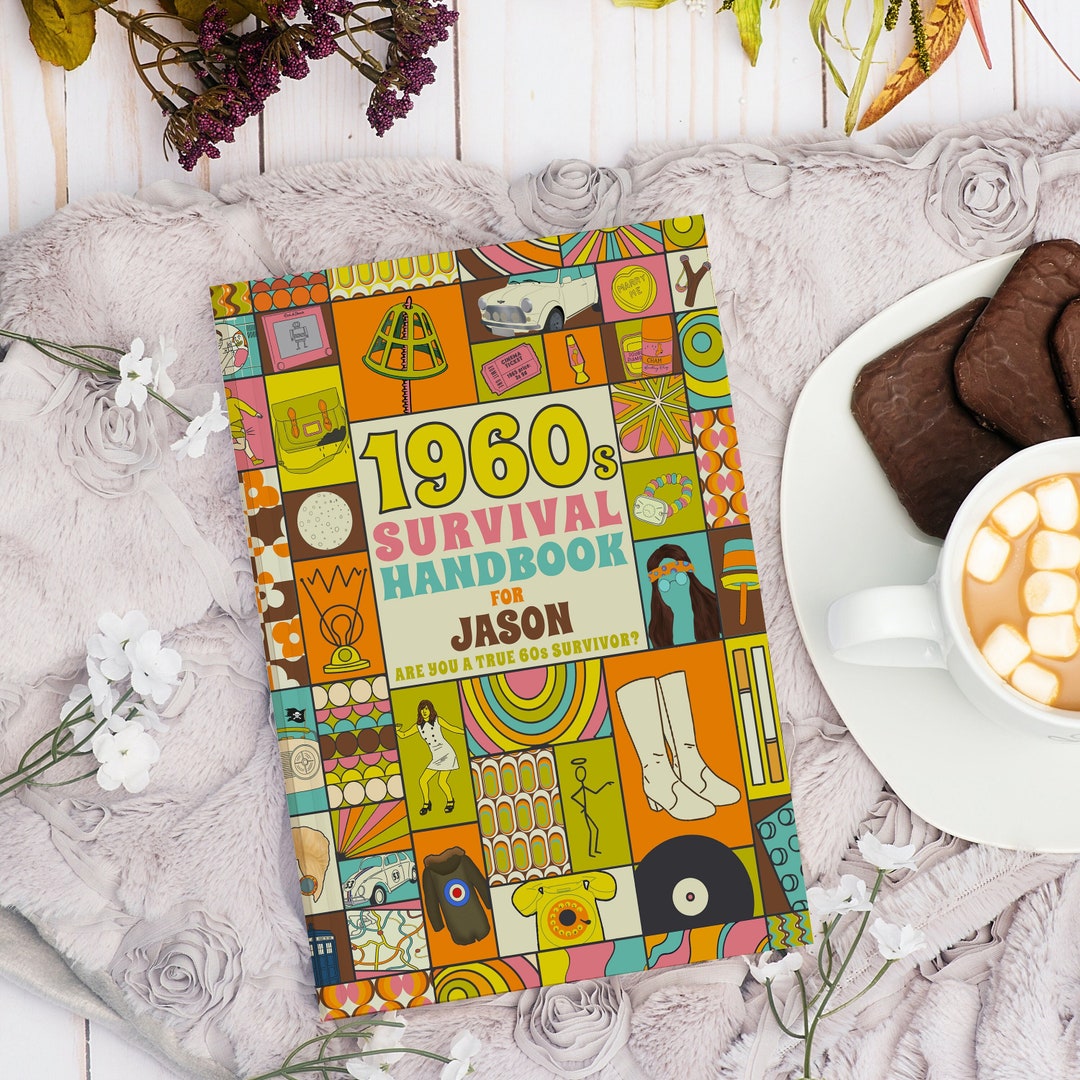 Personalised 1960s Nostalgia Survival Book, UK British Nostalgia Book ...