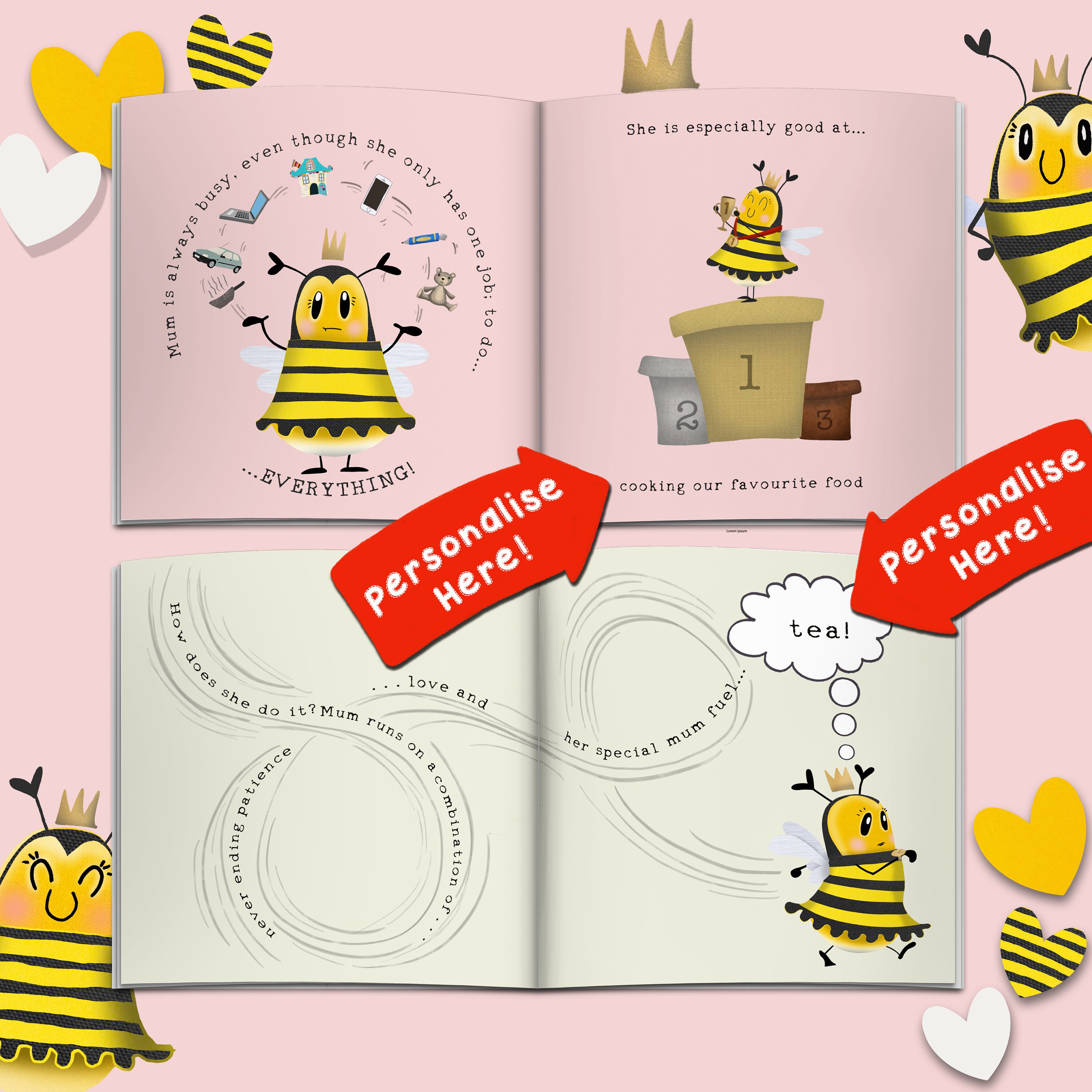 Personalised 'my Mum' Book for Mother's - Etsy UK