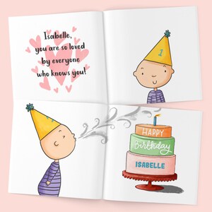 Personalised 'you Are One' 1st Birthday Book, First Birthday Gift for ...