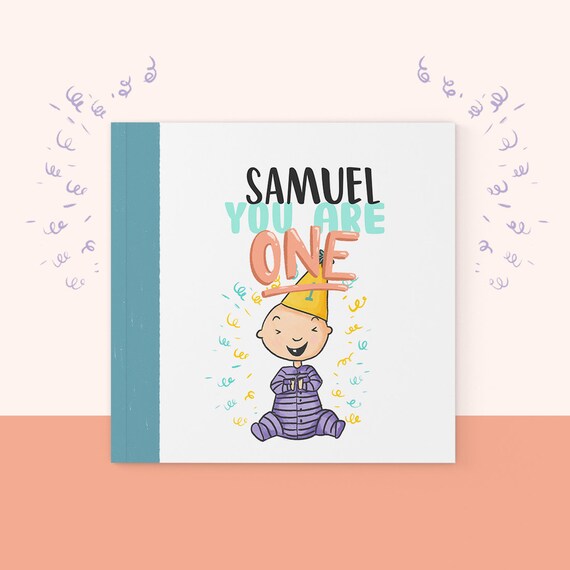 Personalised 'you Are One' 1st Birthday Book First - Etsy