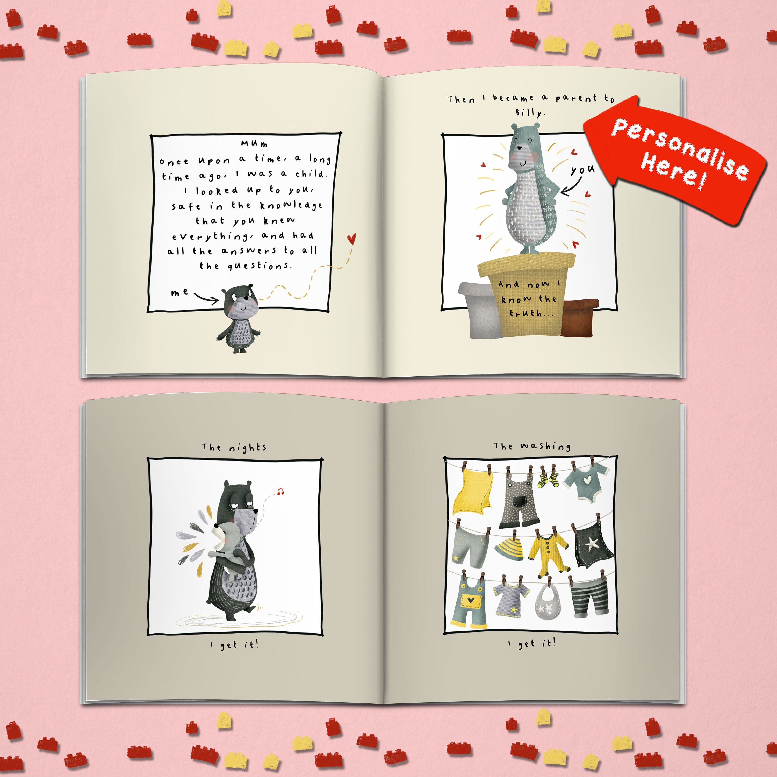 I Get It Book for Grandma Funny Personalised Book About - Etsy UK