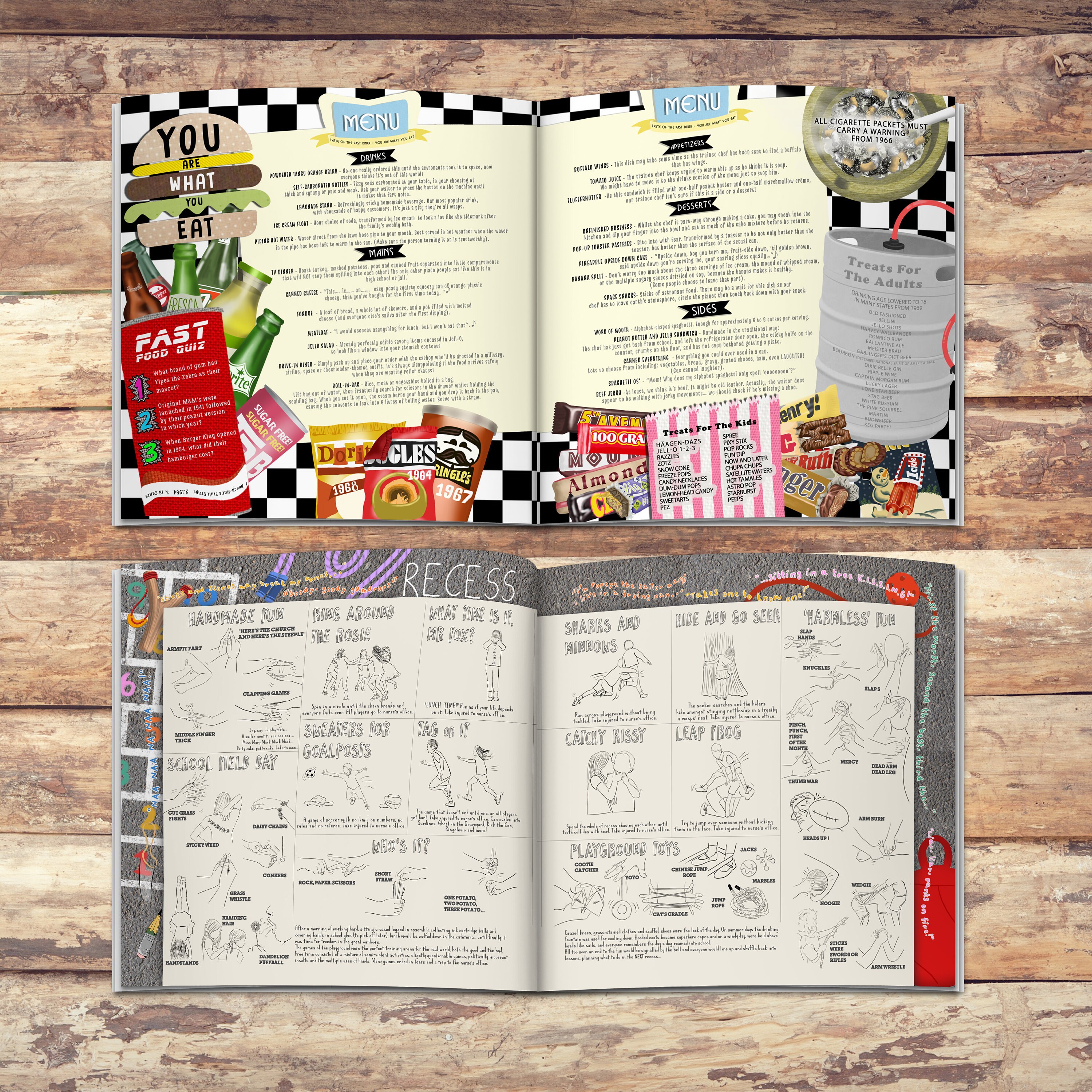 Personalized 75th Birthday Memory Lane Book USA Edition, Milestone ...