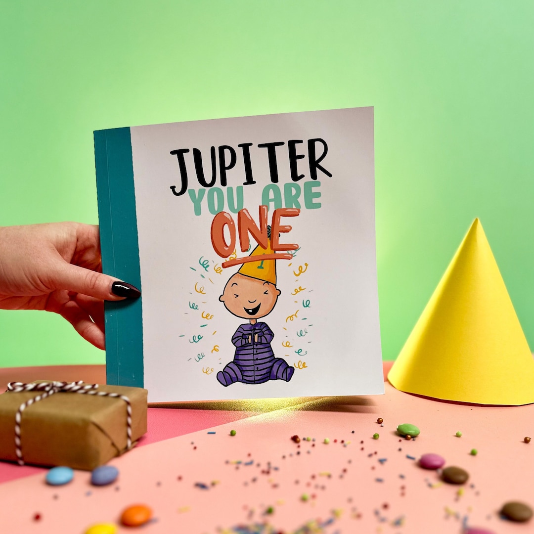 Personalised 'you Are One' 1st Birthday Book, First Birthday Gift for ...