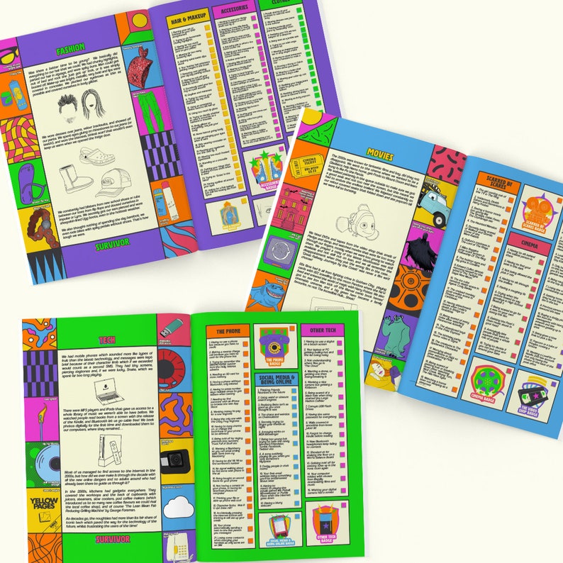 Personalised 2000s Nostalgia Quiz Book, UK Childhood Memories Gift - Etsy