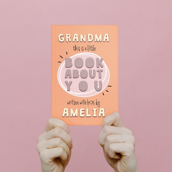 Personalised Fill in With Your Words Book About Grandma Fill - Etsy
