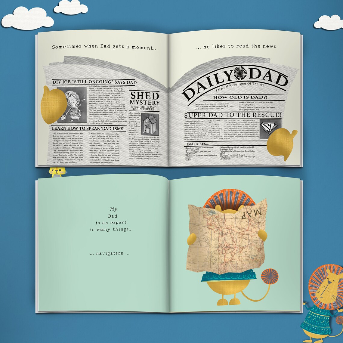 Personalised Dad Book for Father's Father's Day - Etsy
