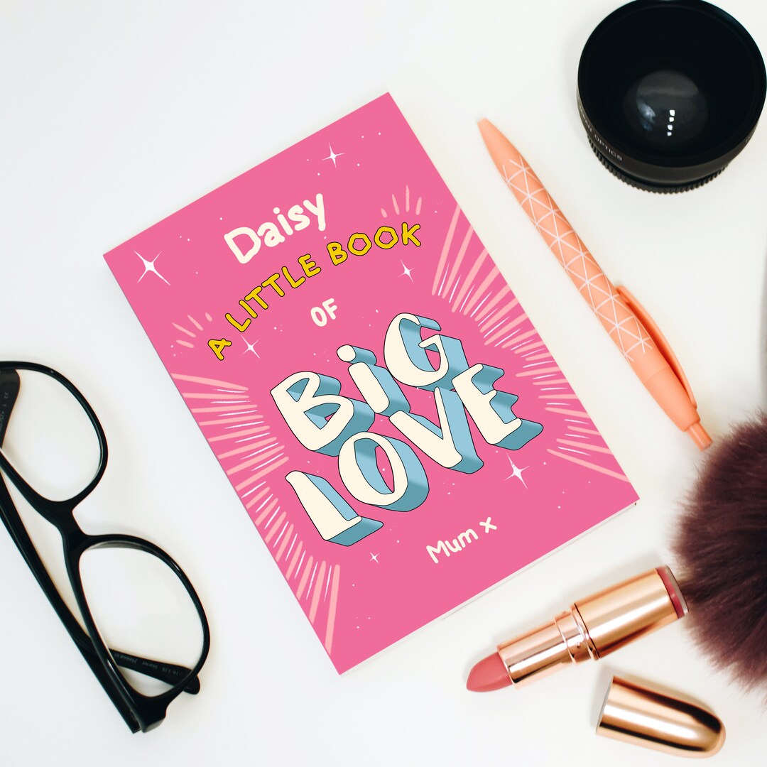 Personalised Little Book of Love for Teenage Girls Mini Book, Gifts for ...