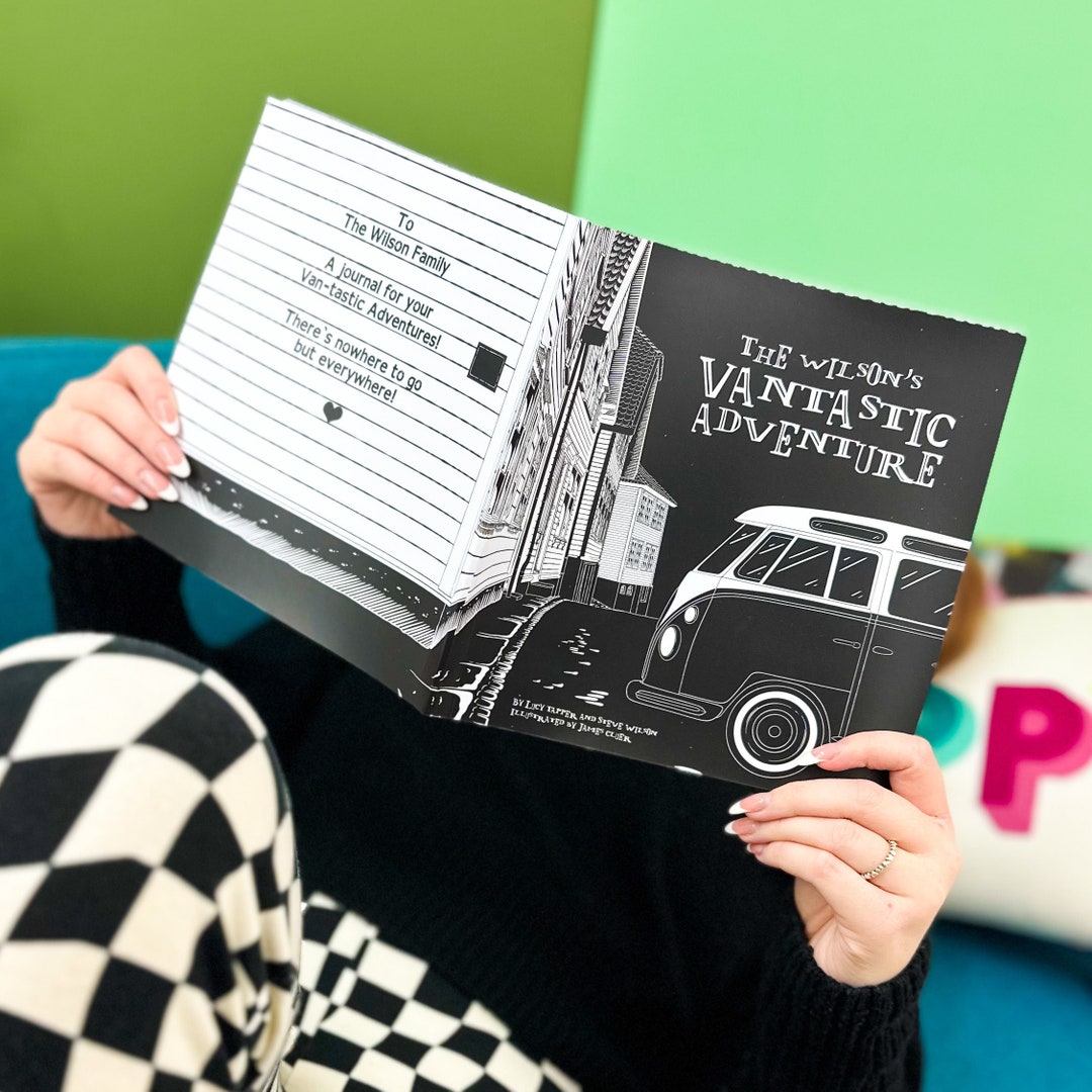 Personalised Camper Van Travel Journal Book, vanlife, Personalised ...