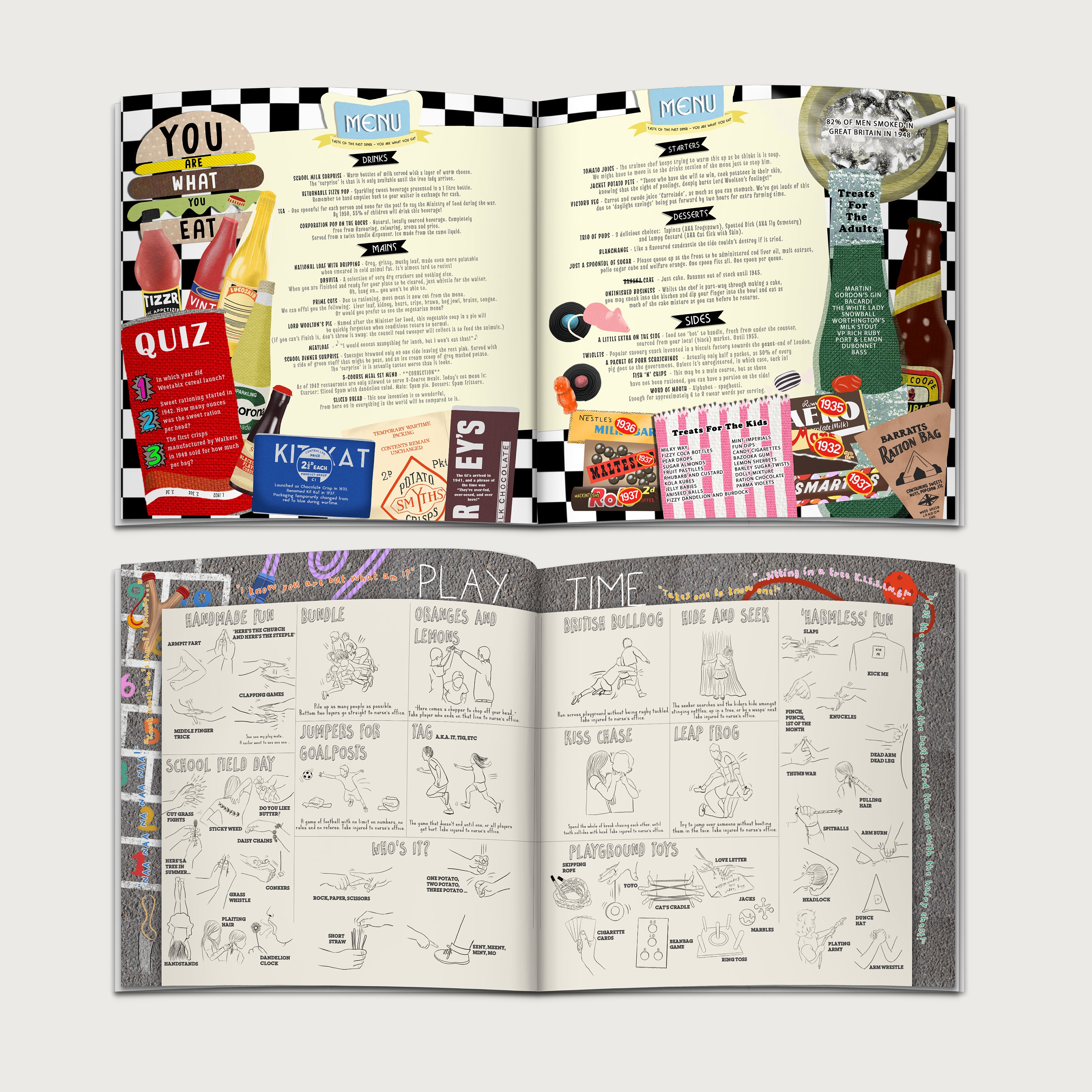 Personalised 90th Birthday Memory Lane Book UK Edition Nostalgic ...