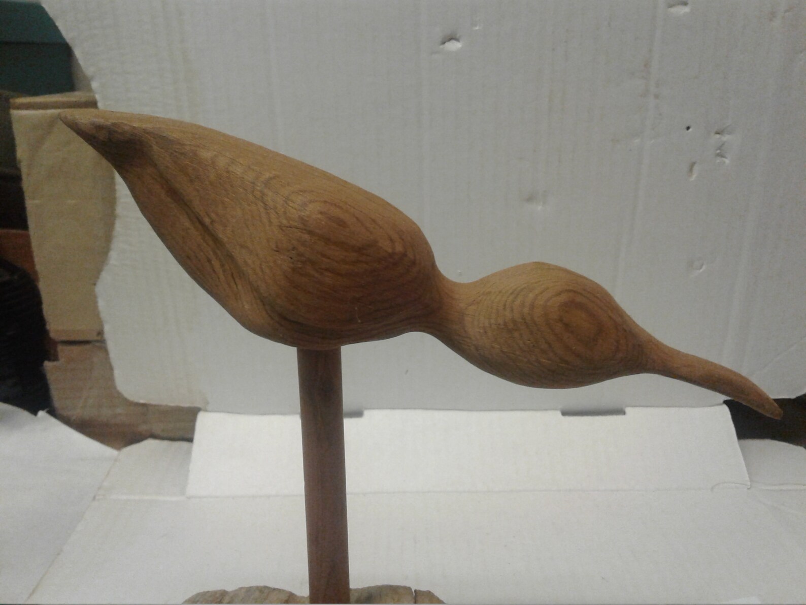 Hand Carved Shorebird on Driftwood, Woodcarving, Carved Bird - Etsy