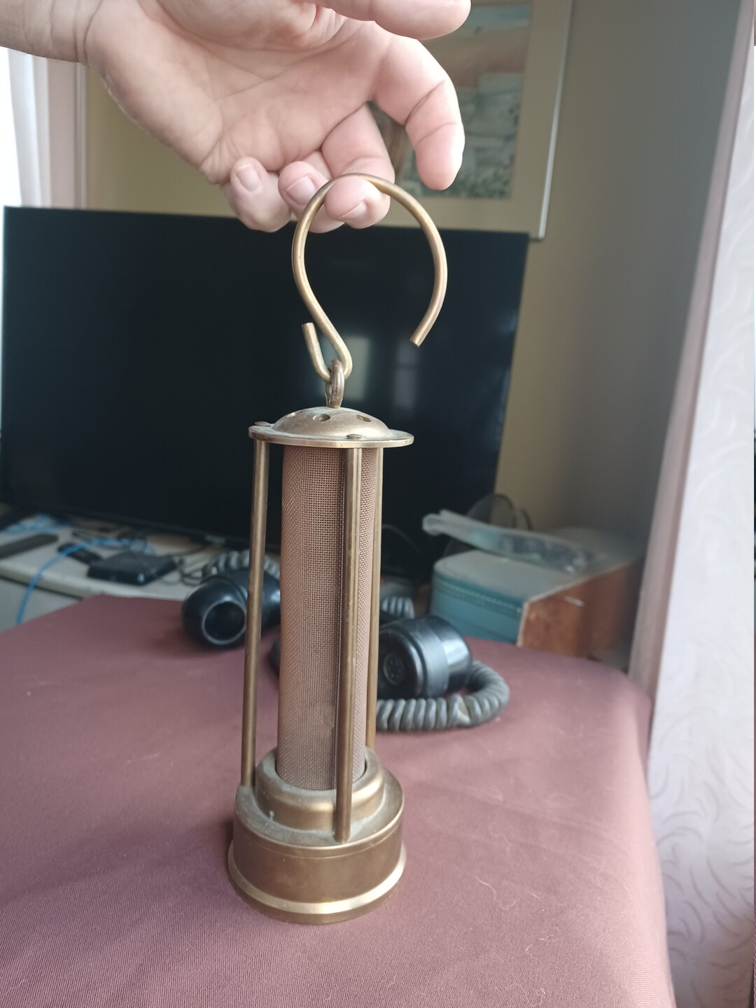 Antique Davy Lamp, Coal Miner's Lamp - Etsy