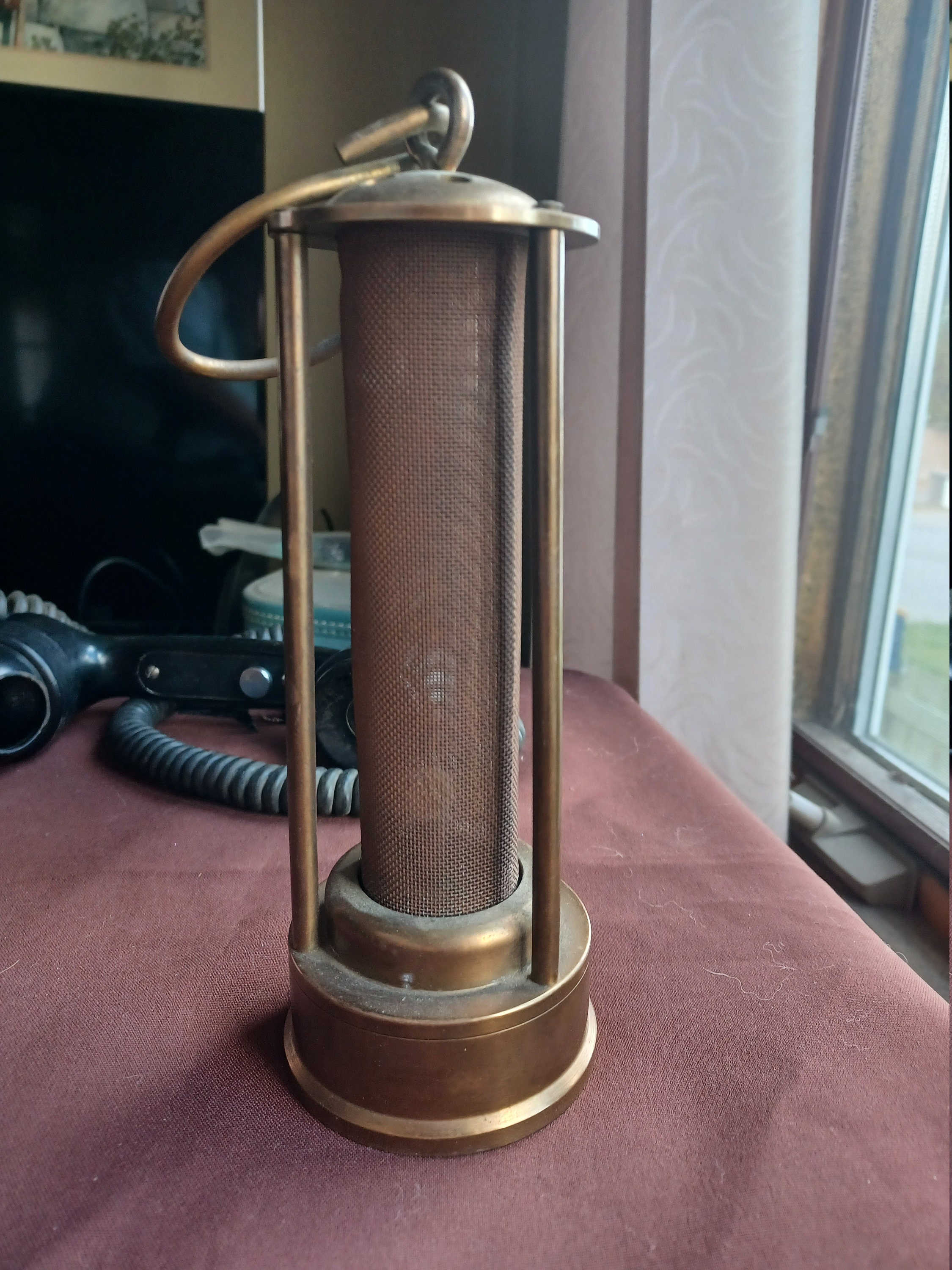 Antique Davy Lamp Coal Miner's Lamp - Etsy