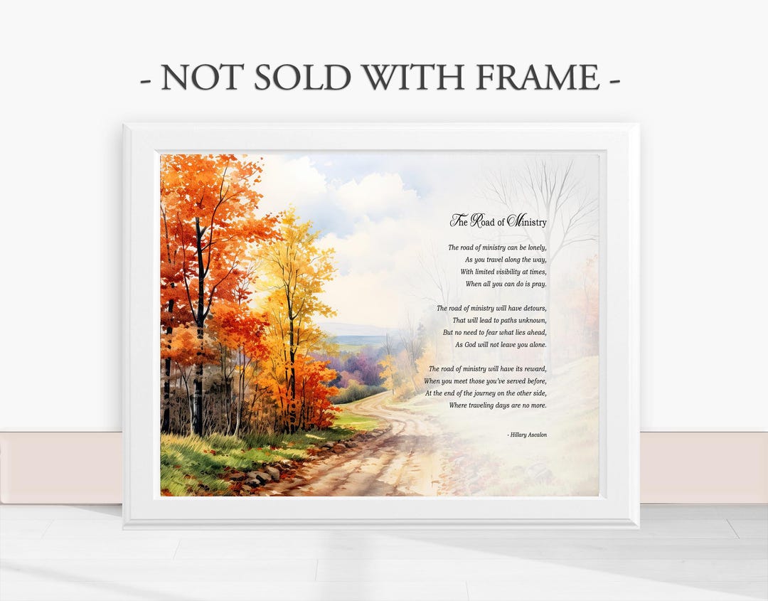 PASTOR MINISTER PRIEST Appreciation Day, Original Poem “road of ...