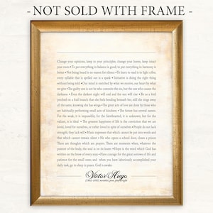 VICTOR HUGO COLLECTION of Inspirational Quotes, Book and Literature ...