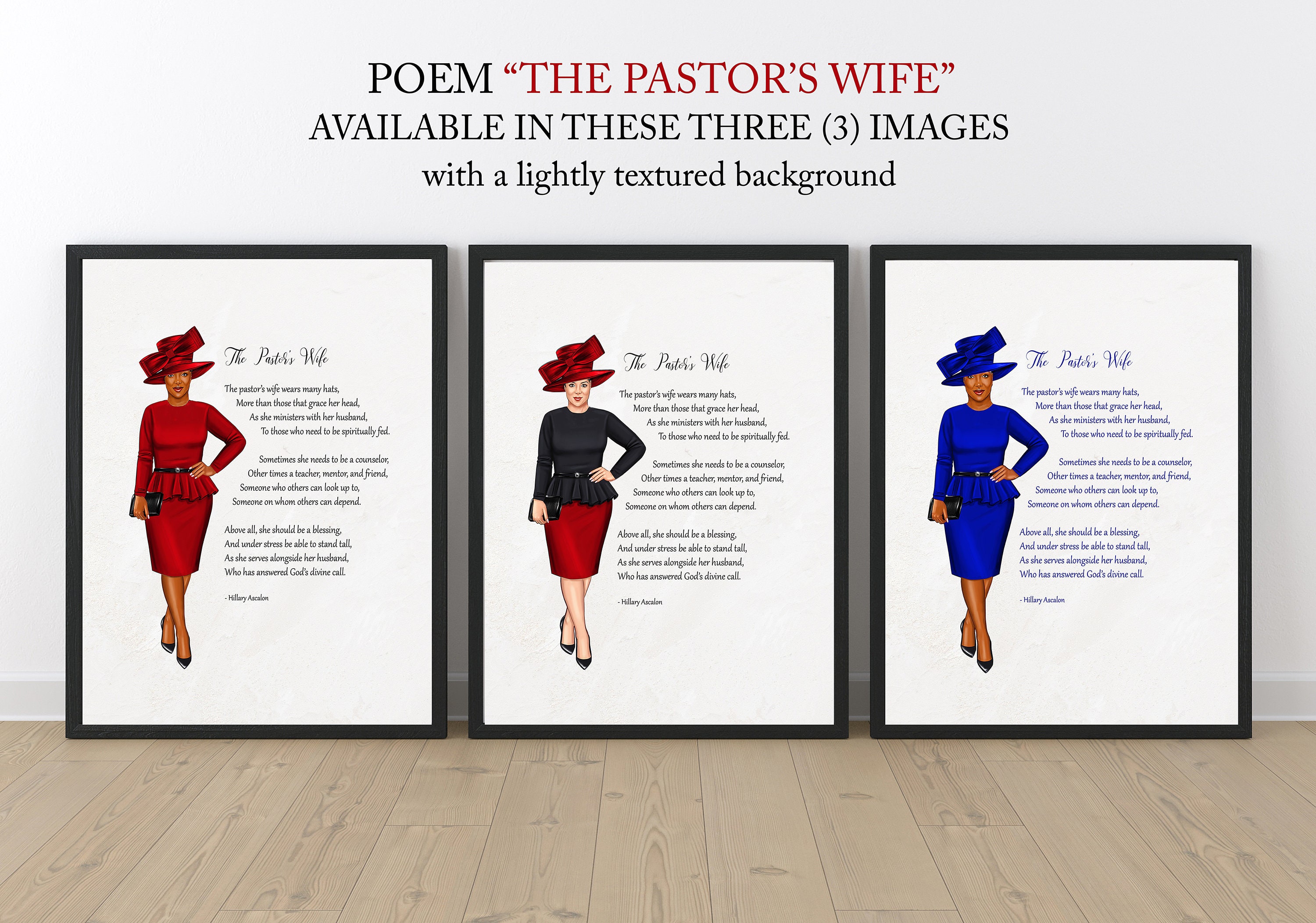 PASTOR, Minister's WIFE, African American First Lady, Original Poem ...