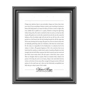 VICTOR HUGO COLLECTION of Inspirational Quotes, Book and Literature ...