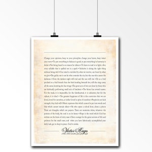 VICTOR HUGO COLLECTION of Inspirational Quotes, Book and Literature ...