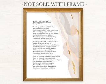 It Couldn’t Be Done PDF Download - Etsy