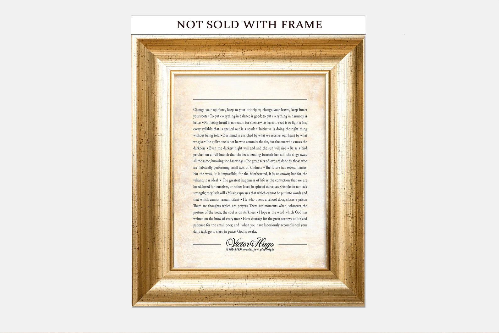 VICTOR HUGO COLLECTION of Inspirational Quotes, Book and Literature ...