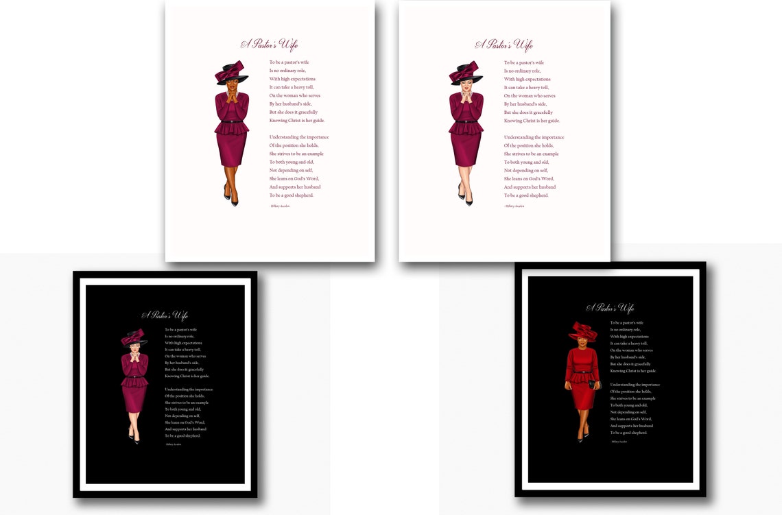 PASTOR MINISTER'S WIFE First Lady Appreciation | Etsy