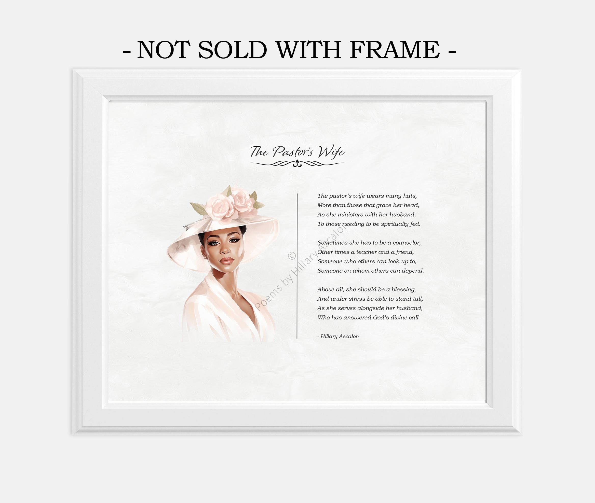 PASTOR Minister's WIFE Appreciation, First Lady African American ...