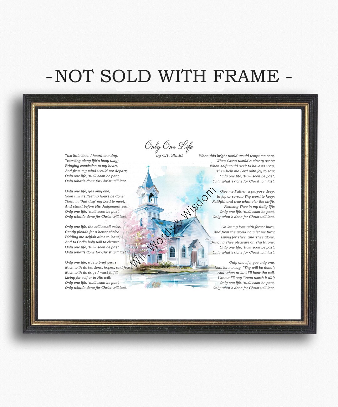 C.T. Studd Poem Print, Christian Wall Art (11x14 Unframed) - Etsy