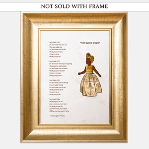 HEY BLACK CHILD Poem, Useni Eugene Perkins, Children's Poems, African ...