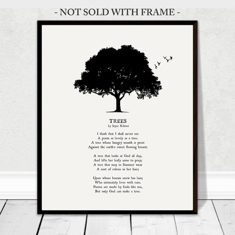 Oak Tree Poem - Etsy
