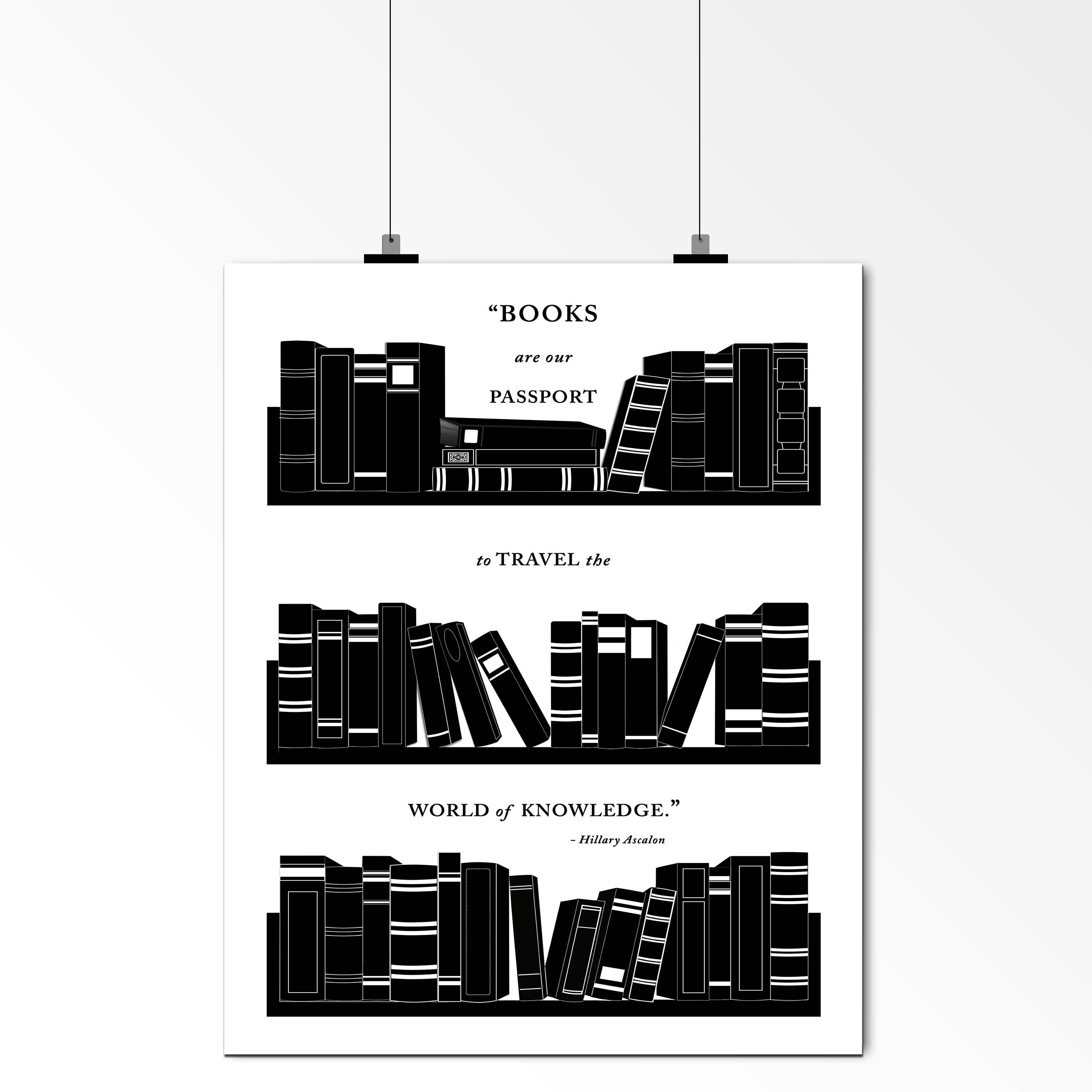 BOOK ART PRINT 11 X 14 Book Lovers Gift Idea - Etsy