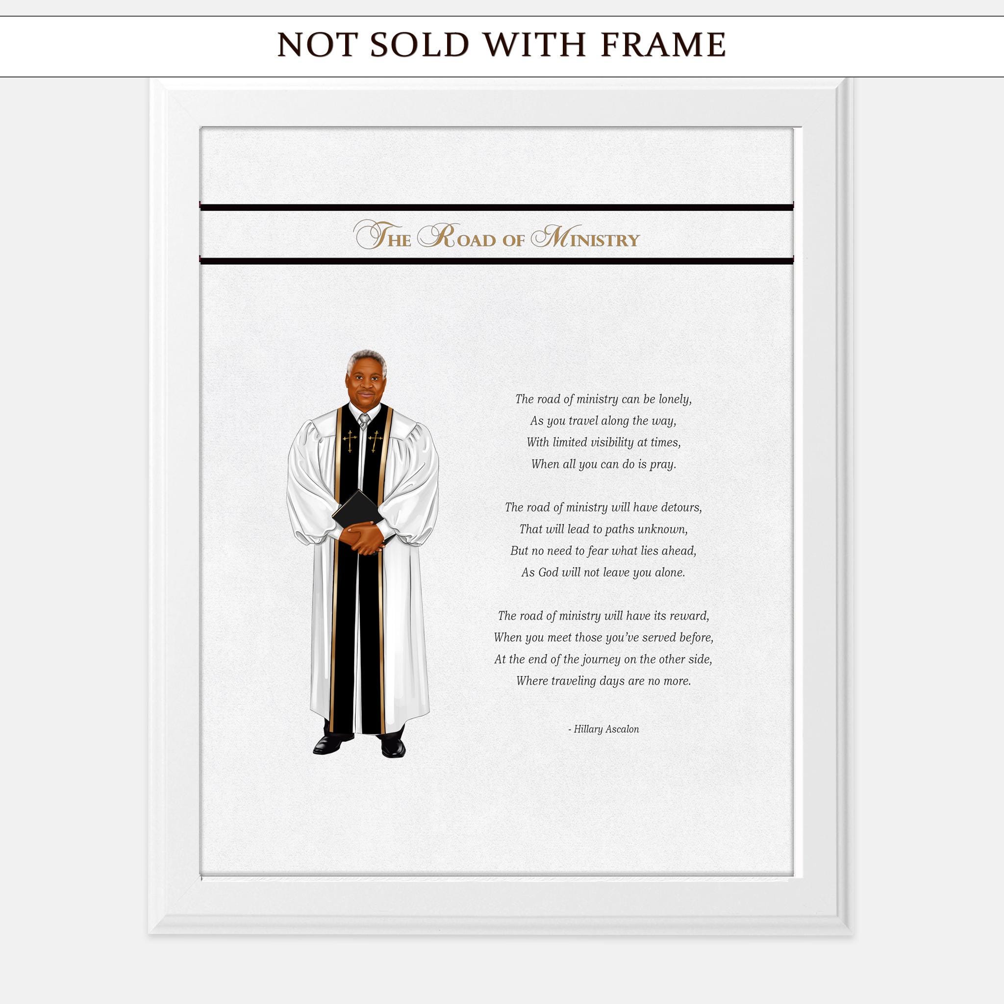 PASTOR MINISTER CLERGY, African American, Religious Christian, Original ...