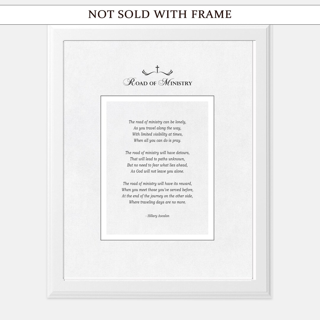 PASTOR MINISTER CLERGY, Appreciation Day Gift, Religious Christian ...