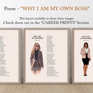 BOSS LADY, Black Business Woman, Entrepreneur, Office Art Print ...