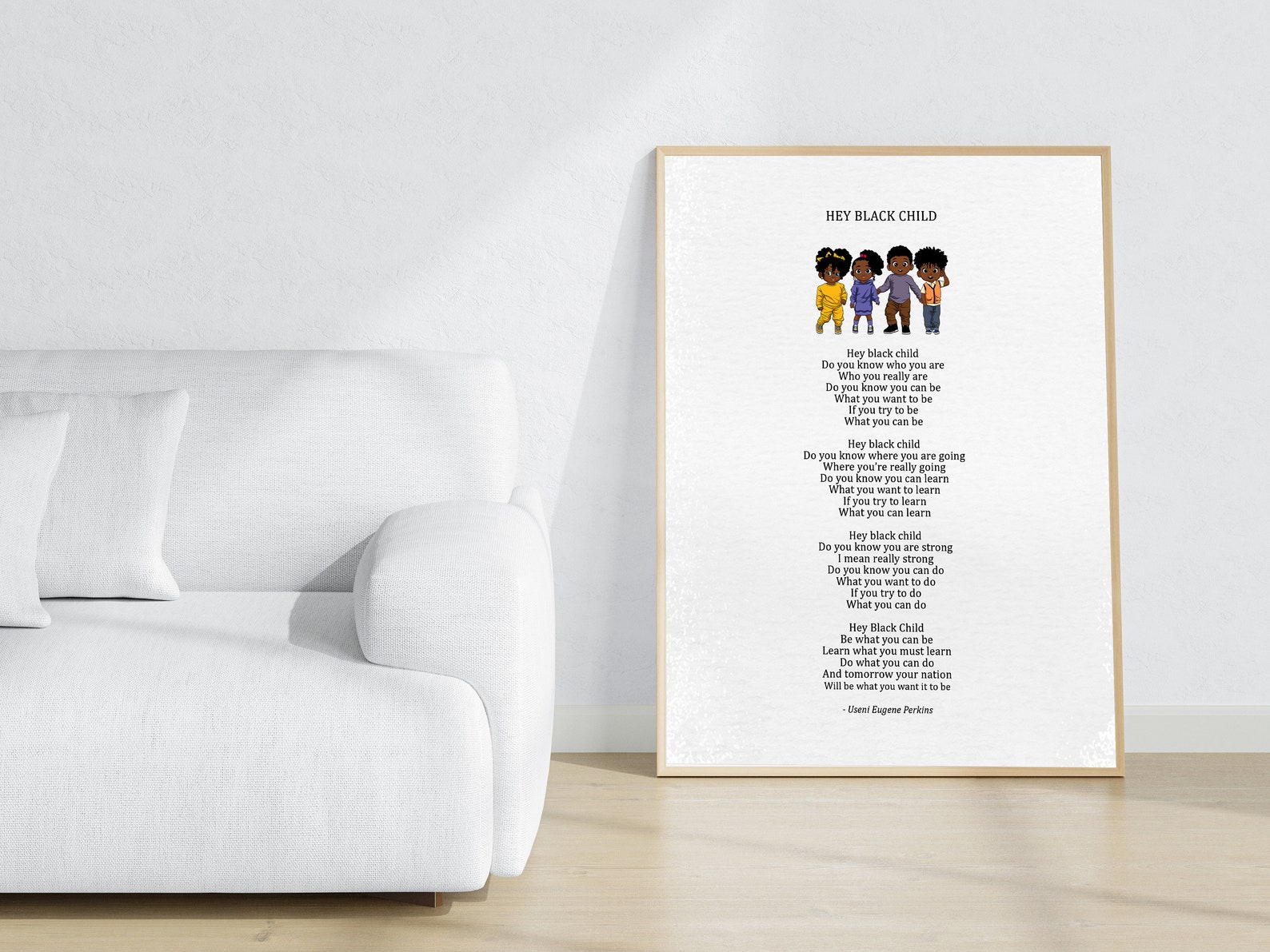 HEY BLACK CHILD, Black African-american Inspirational Poem for Children ...