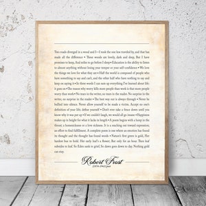 ROBERT FROST COLLECTION of Quotes, Literary Inspirational and ...
