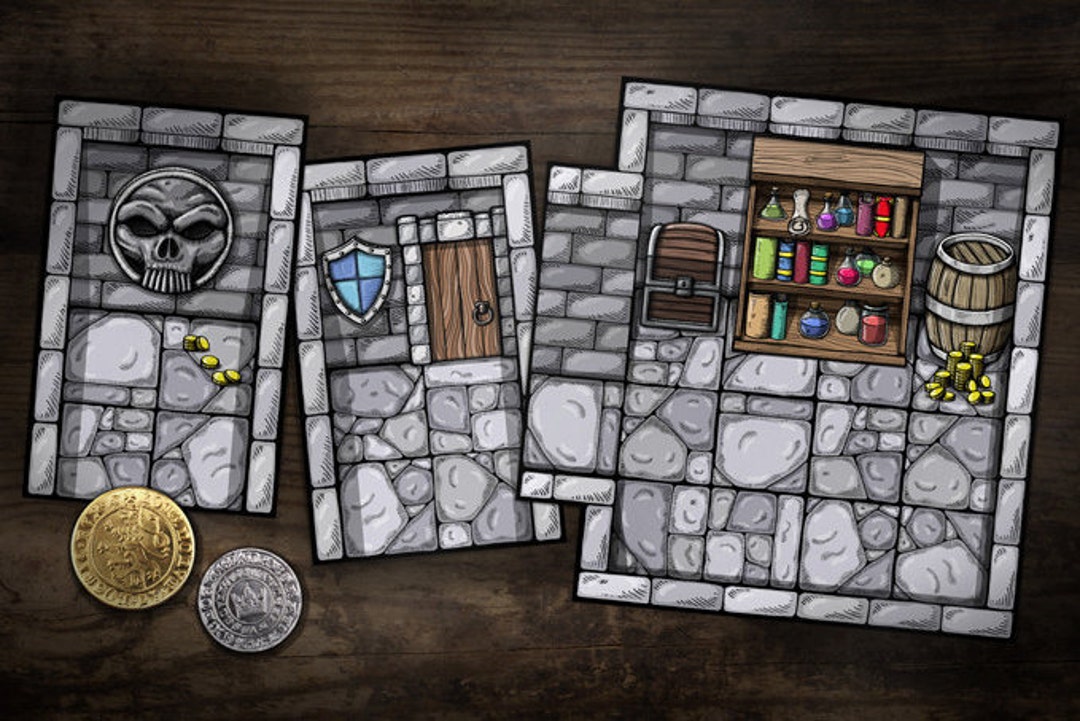 Goblin's Den Dungeon Map for Role-playing Games - Etsy