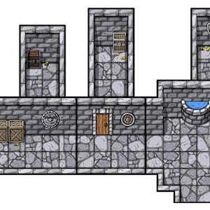 Goblin's Den Dungeon Map for Role-playing Games - Etsy