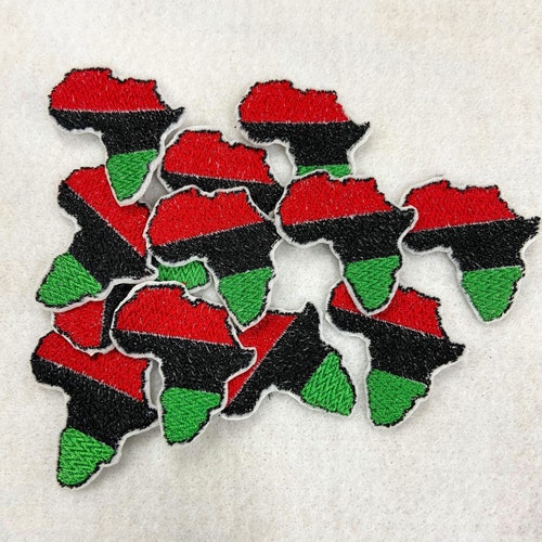 Pan Africa African Continent Iron on Patch - Etsy