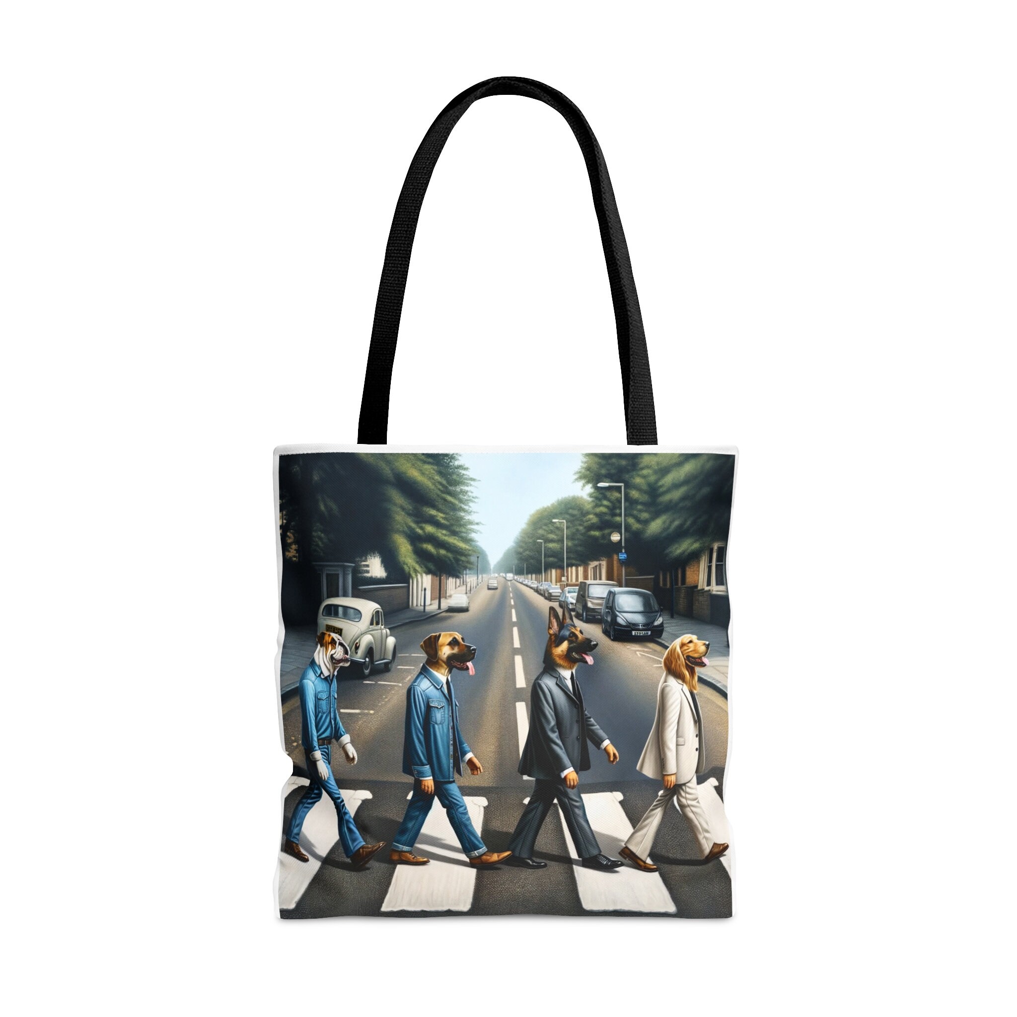 The BEATLES Abbey Road Dogs Crossing Graphic TOTE! Beatles Fans! - Etsy